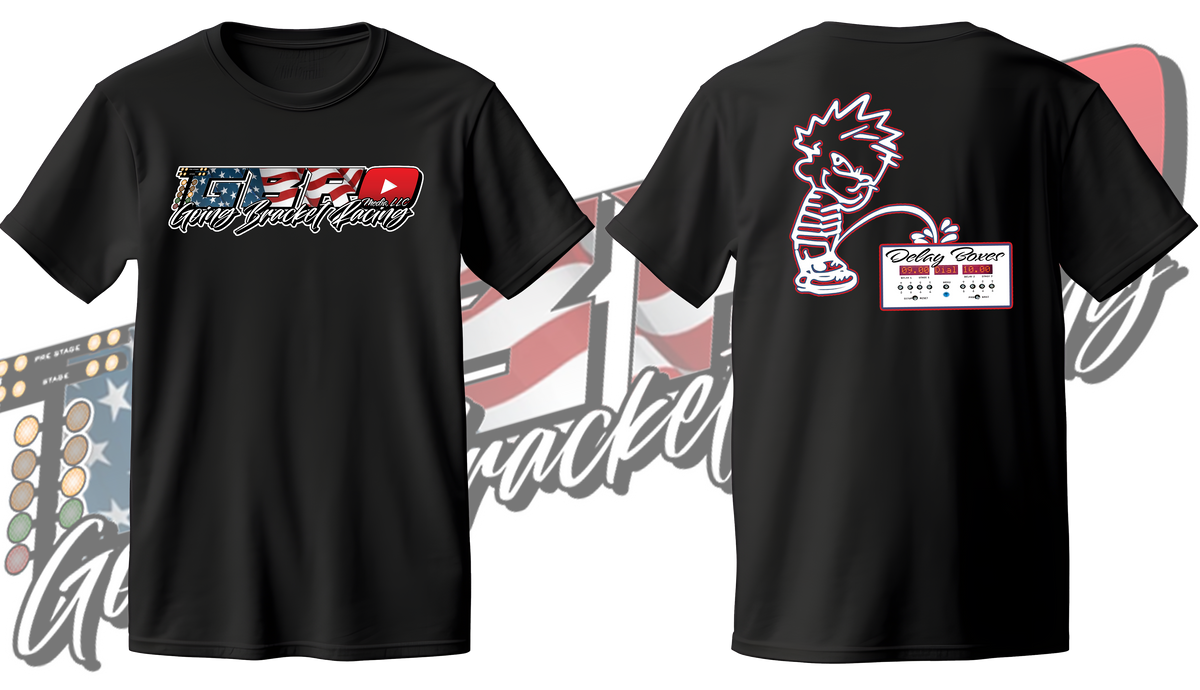 Going Bracket Racing No Delay Boxes Adult Tee – 1/8 Mile Apparel Company